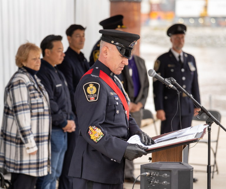 New Marine Unit Vessel ‘R.G. McBeath V.C.’ Christened in Formal ...